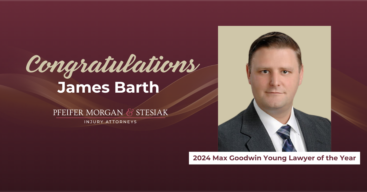 James Barth Named 2024 Max Goodwin Young Lawyer of the Year